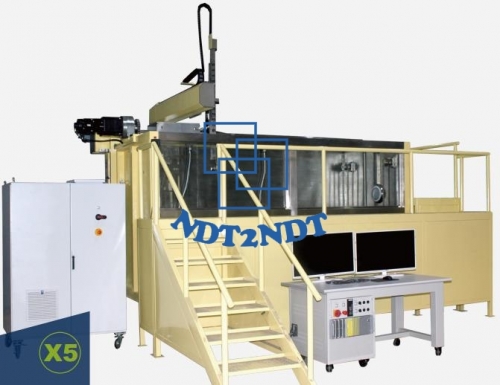 Modular Muti-axis planar Plate ultrasonic immersion testing system F5